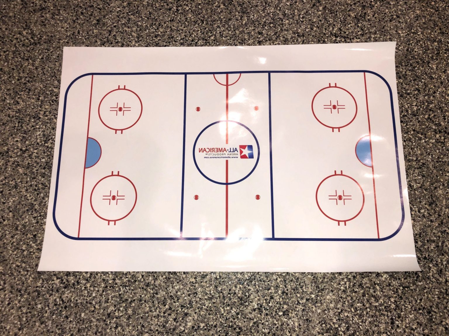Rink Diagram - All-American Arena Products